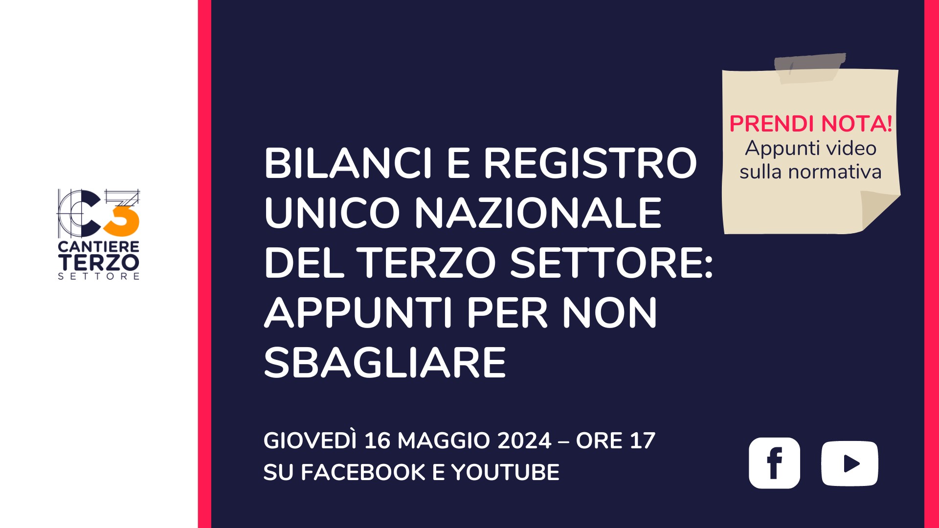 Bilanci e registro unico nazionale del Terzo settore: appunti per non ... Bilanci e registro unico nazionale del Terzo settore: appunti per non ...